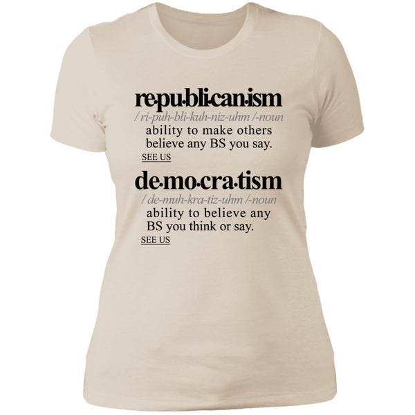 Political-ism BLK - Sarcastic Talkative Smart Ass Slogan Word & Text T ...